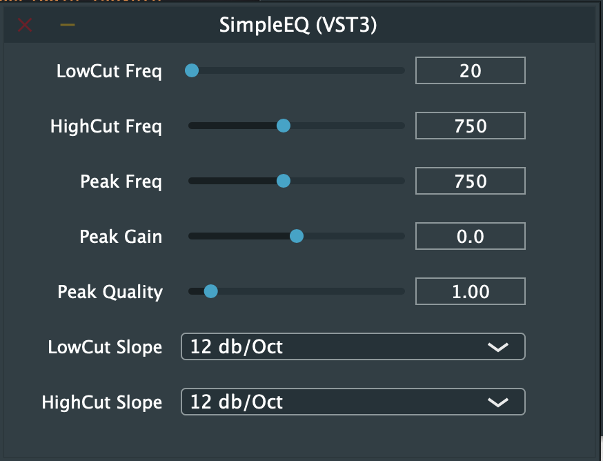 GitHub - GitMe23/SimpleEQ: Simple EQ Audio Plugin using C++ and the JUCE framework